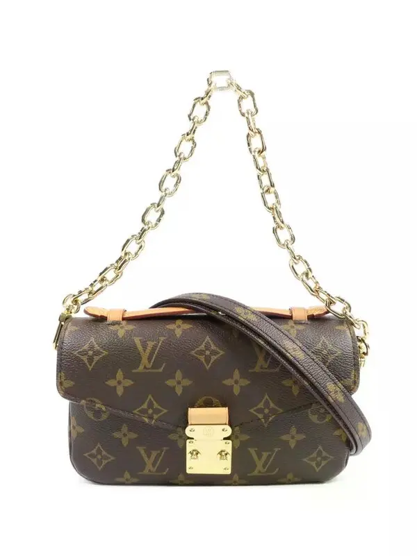 LOUIS VUITTON Pochette Metis Monogram Tote Bag