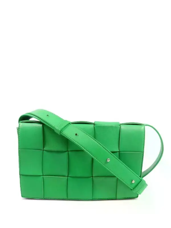 Bottega Veneta Cassette Camera Bag Shoulder Bag - Green
