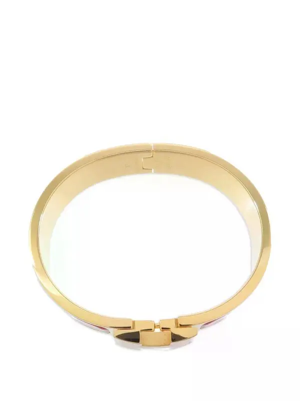 Hermès 2013 Clic H Enamel Bracelet - Gold