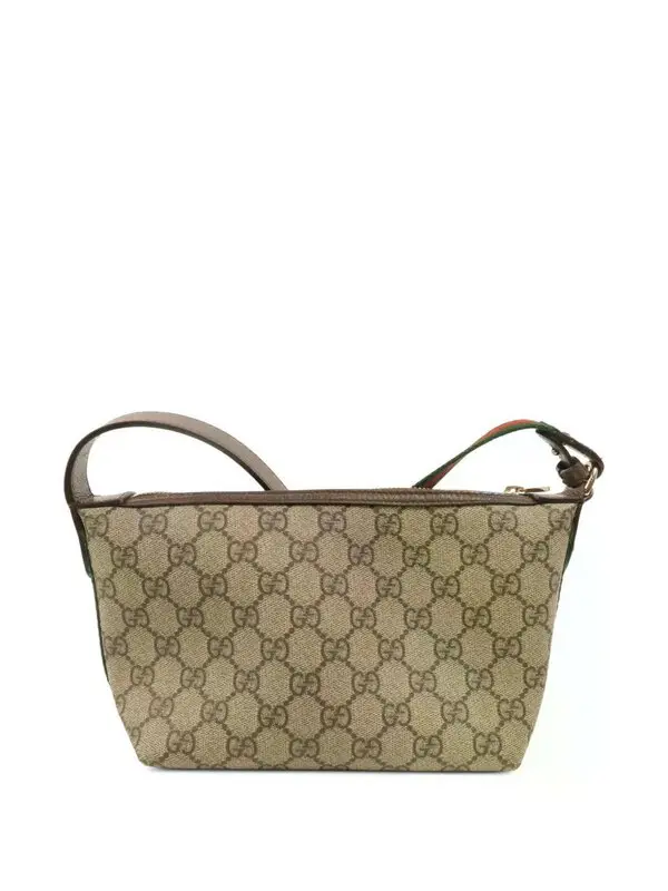 Gucci Ophidia Gg Shoulder Bag - Brown