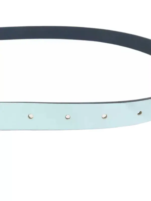 Bottega Veneta Triangle Buckle Leather Belt