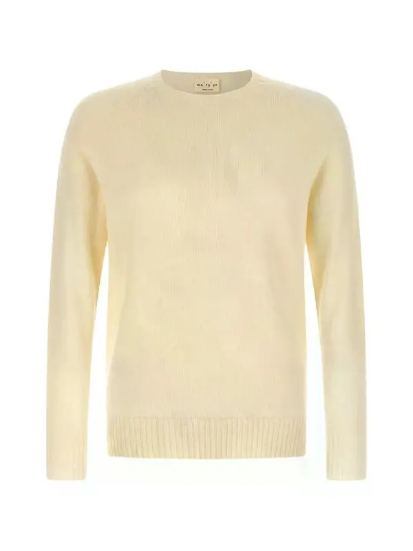 MA'RY'YA Raglan-sleeve Slit-hem Sweater