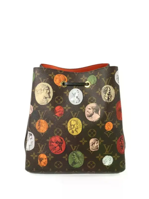 LOUIS VUITTON X Fornasetti Mm Neo Noe Monogram Canvas Shoulder Bag