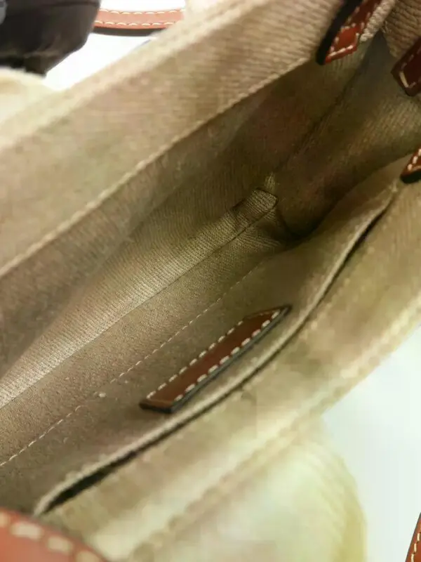 Chloé Mini Woody Canvas Tote Bag