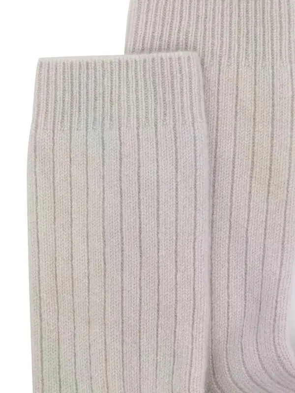 N.peal Ribbed Bed Socks