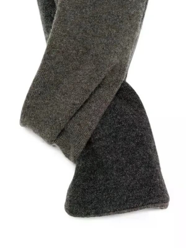 N.peal Two-tone Cashmere Scarf