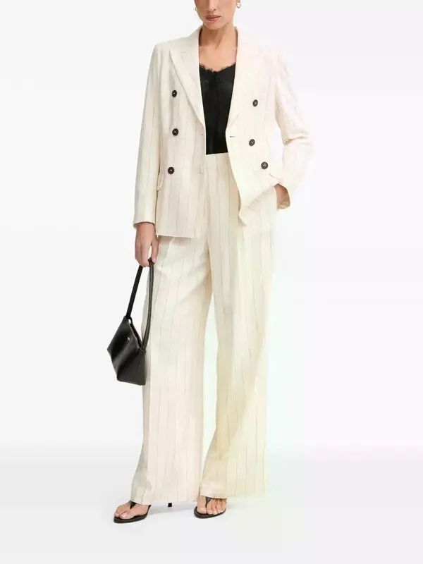 MARC AUREL Pinstripe-print Tailored Trousers