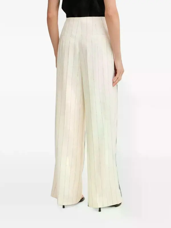 MARC AUREL Pinstripe-print Tailored Trousers