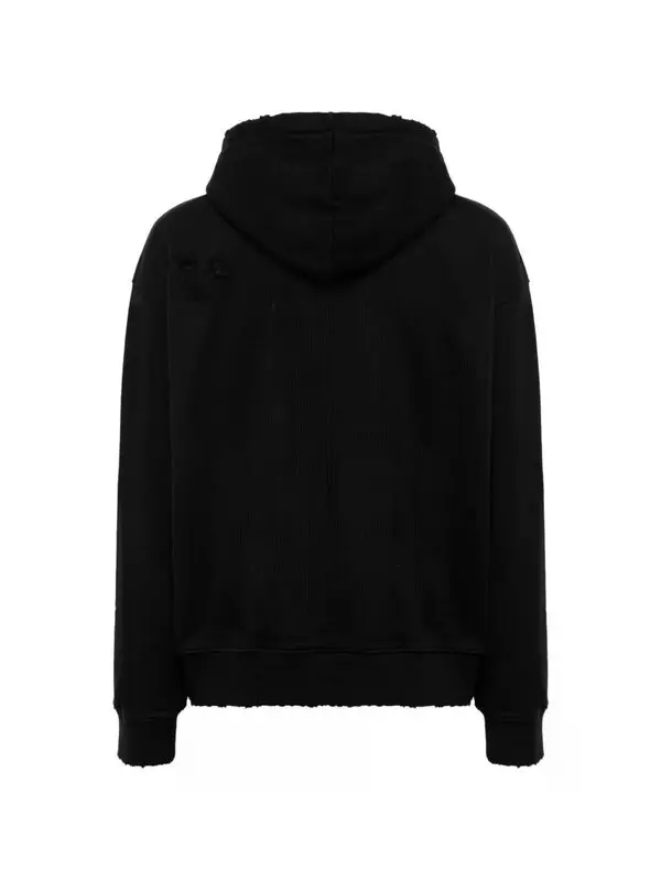 LANEUS Destroyed Boxy-fit Hoodie