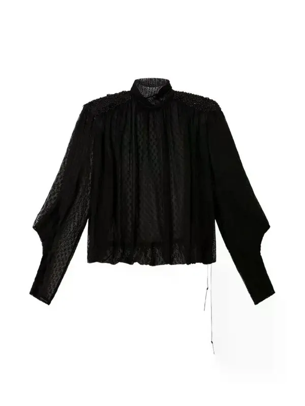 Isabel Marant Étoile Oeste Embroidered Plumetis Lace Blouse