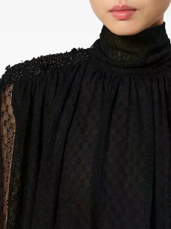 Isabel Marant Étoile Oeste Embroidered Plumetis Lace Blouse