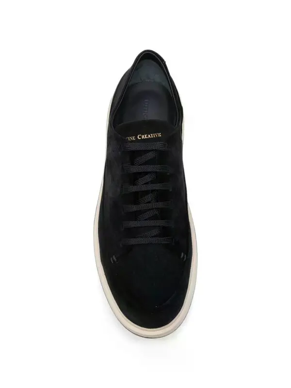 Officine Creative Suede Panelled Sneakers