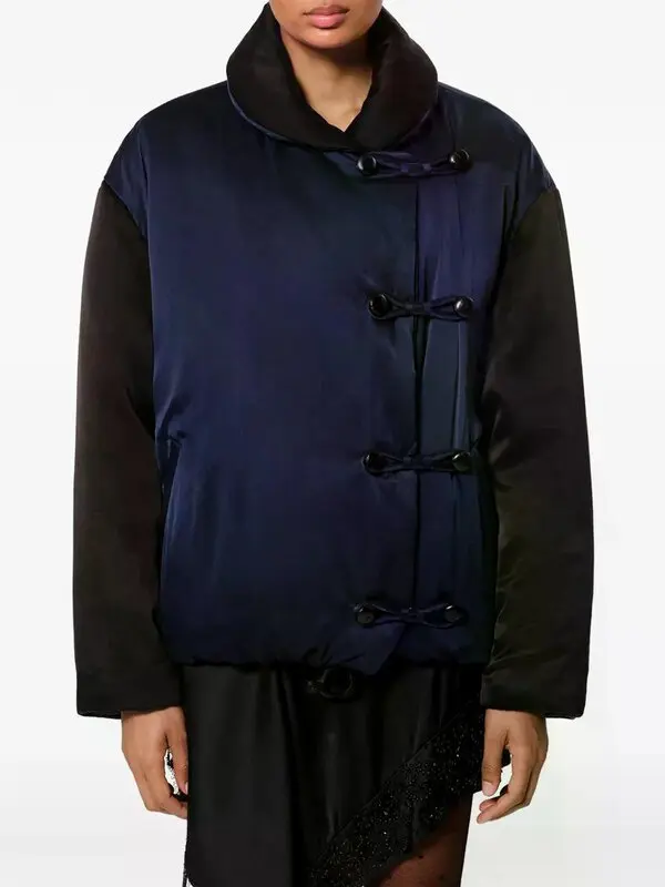 Isabel Marant Étoile Bleza Silk-satin Puffer Jacket - Blue
