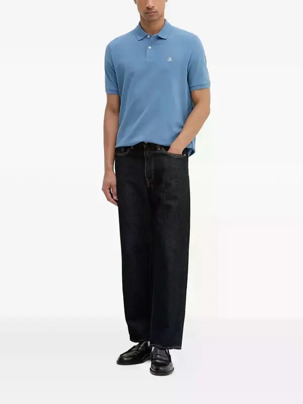 Marc O'polo Logo-embroidered Piqué Polo Shirt