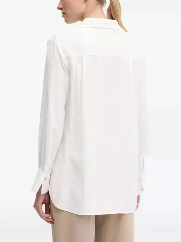 MARC AUREL V-neck Long-sleeve Blouse