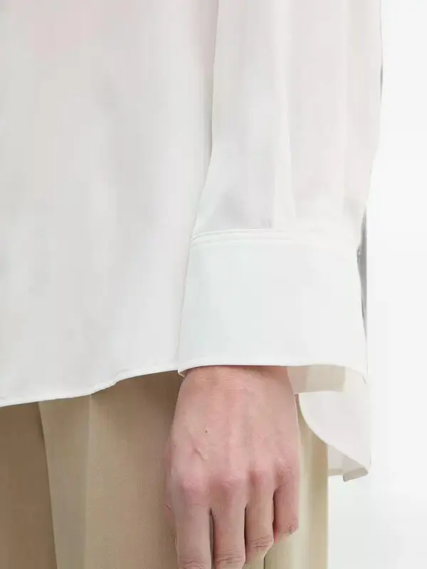 MARC AUREL V-neck Long-sleeve Blouse