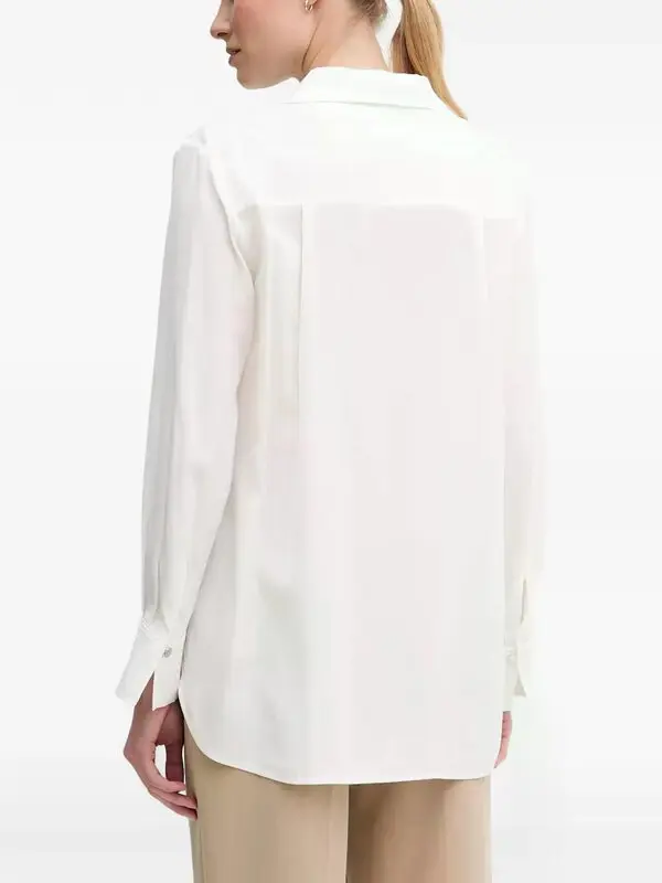 MARC AUREL V-neck Long-sleeve Blouse
