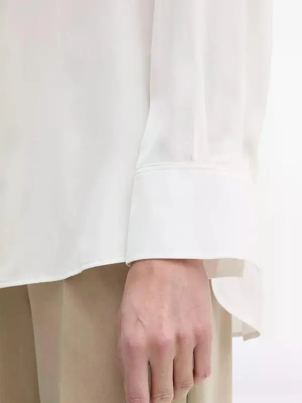 MARC AUREL V-neck Long-sleeve Blouse