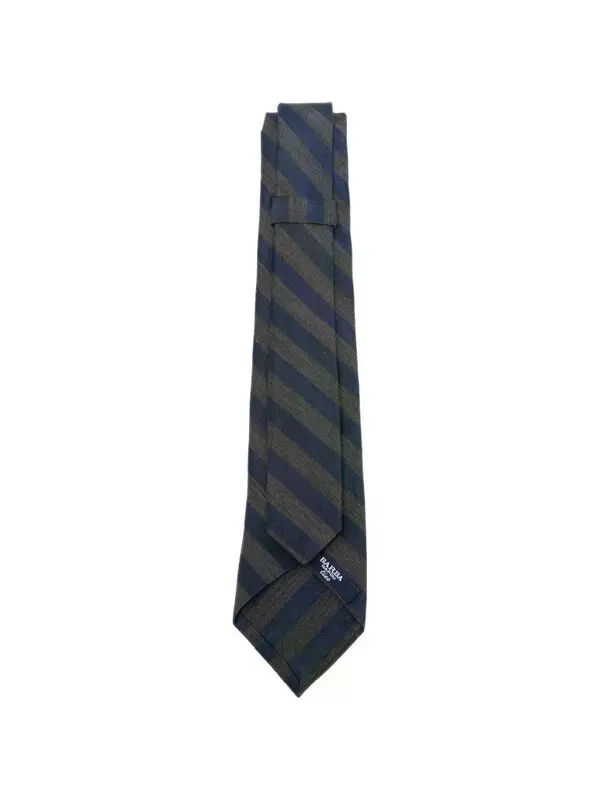 BARBA NAPOLI Diagonal-stripe Tie