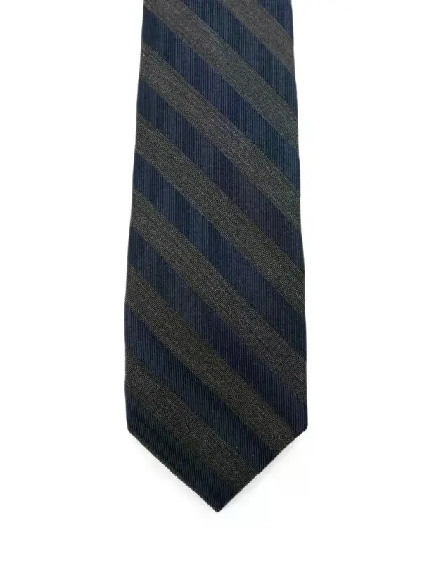BARBA NAPOLI Diagonal-stripe Tie