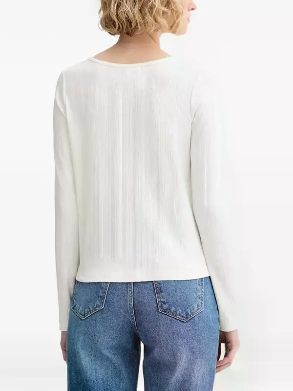 Marc O'polo Ribbed-knit V-neck Cardigan