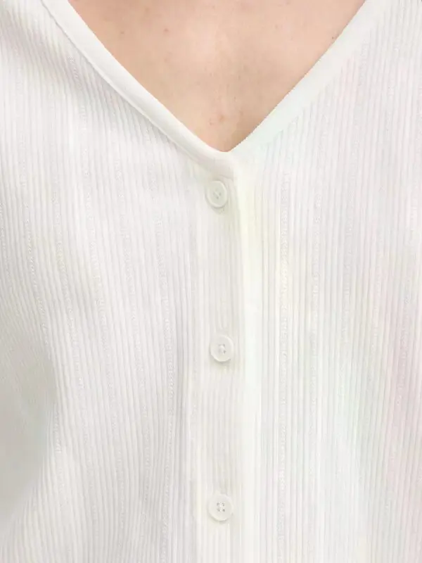 Marc O'polo Ribbed-knit V-neck Cardigan