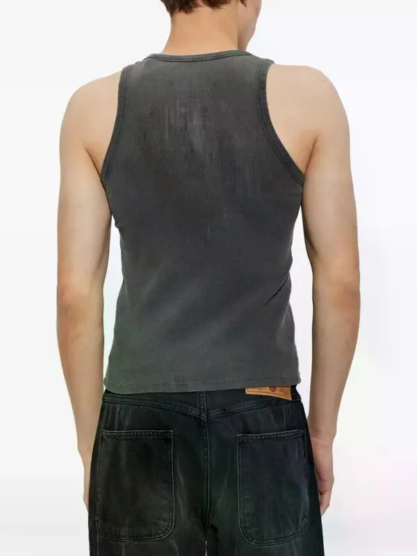 CARNE BOLLENTE Sequin-embellished Ribbed Tank
