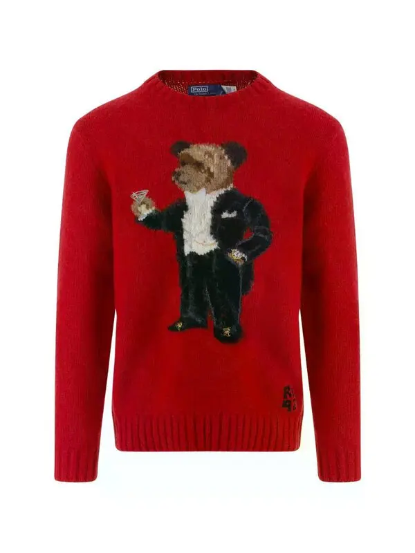 Polo Ralph Lauren Martini Bear Jumper - Red