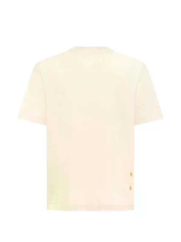 LANEUS Distressed Boxy-fit T-shirt