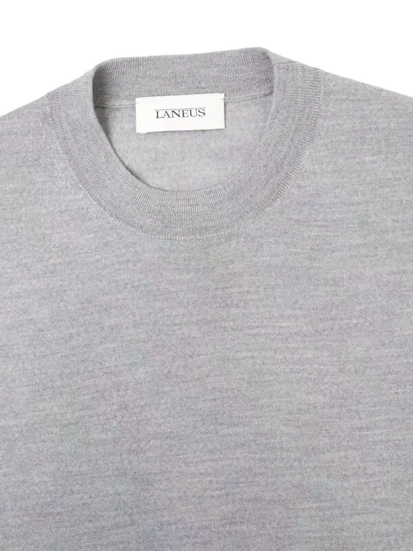 LANEUS Fine-knit T-shirt