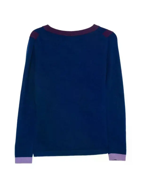 BALLANTYNE 2000s V-neck Cashmere Sweater