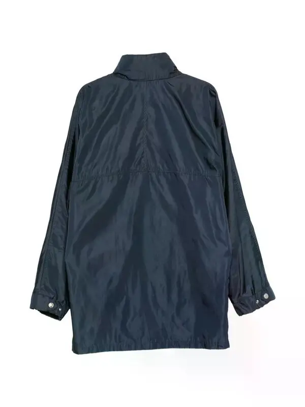 Prada 1990s Drawstring High-neck Coat