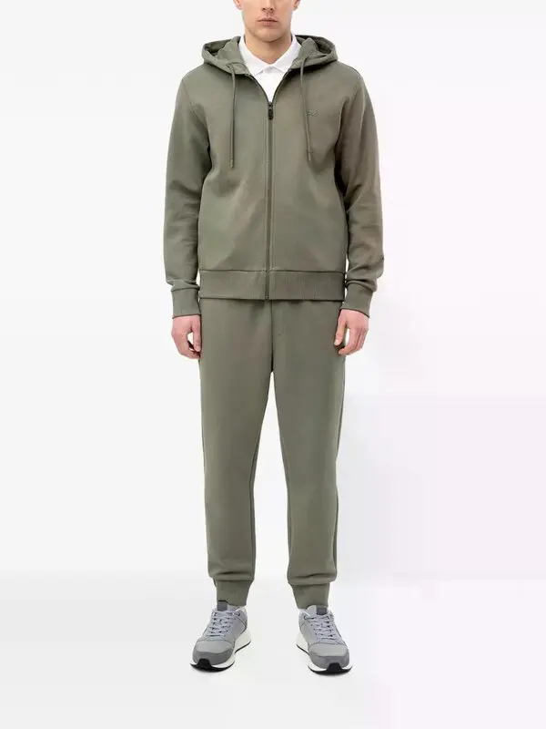 BOSS Logo-print Zip-up Hoodie