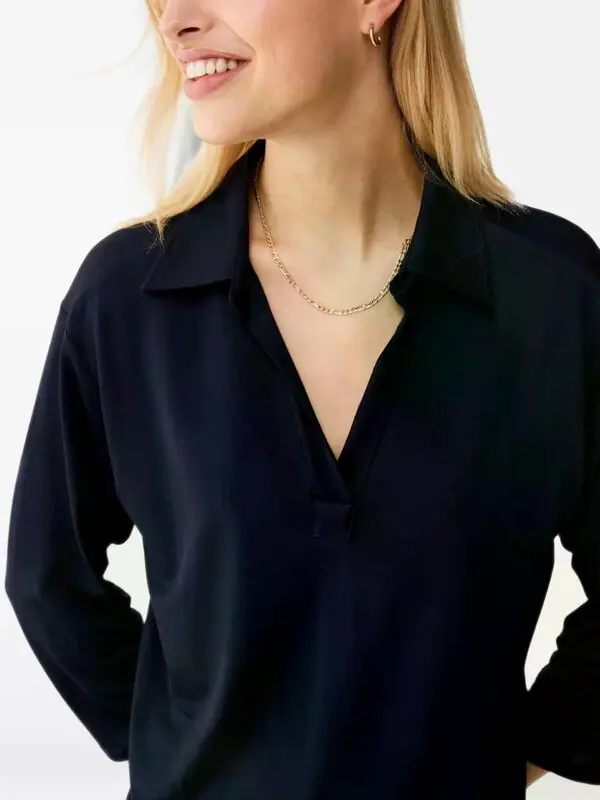 PENNYBLACK Spread-collar V-neck Blouse