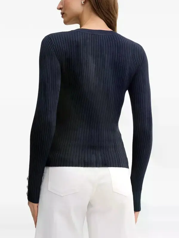 MARC AUREL Ribbed-knit Cardigan