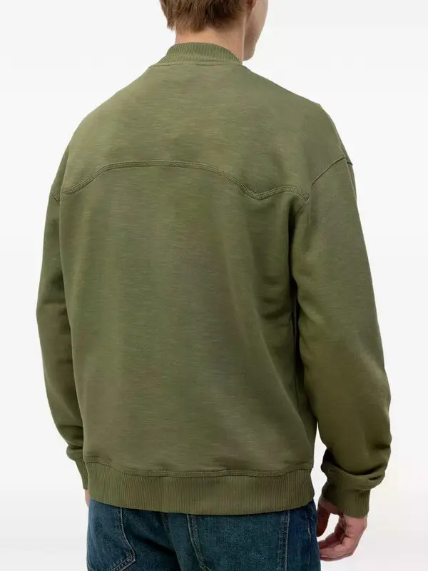 Hugo Logo-patch Zip-up Sweatshirt