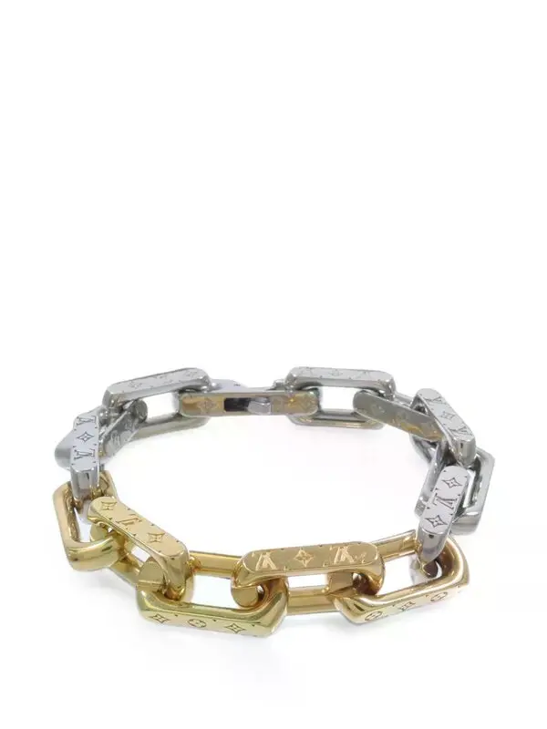 LOUIS VUITTON Monogram Chain Bracelet