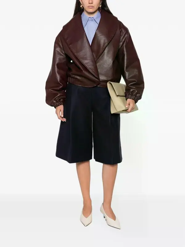 Erika Cavallini Button-fastening Wide-leg Shorts