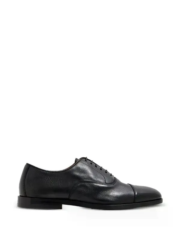DOUCAL'S Lace-up Oxford Shoes - Black