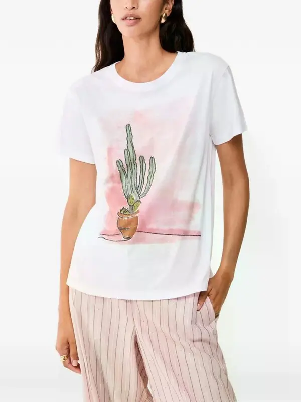 PENNYBLACK Cactus-print Short-sleeve T-shirt