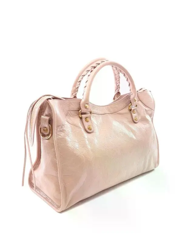 Balenciaga 2010-2020 Medium Lambskin Le City Satchel