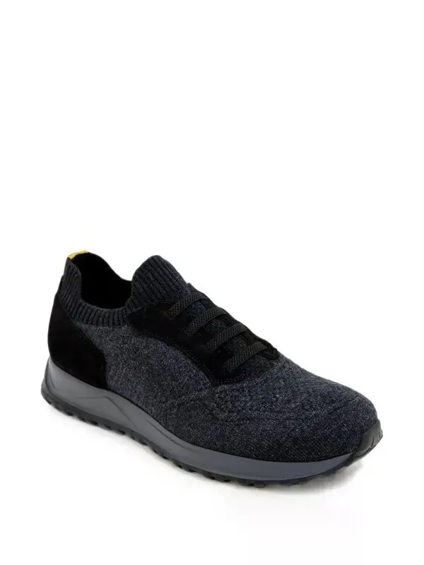 DOUCAL'S Ribbed Panelled Sneakers