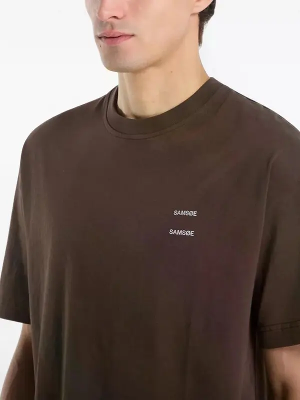 SAMSOE SAMSOE Joel Logo-print T-shirt