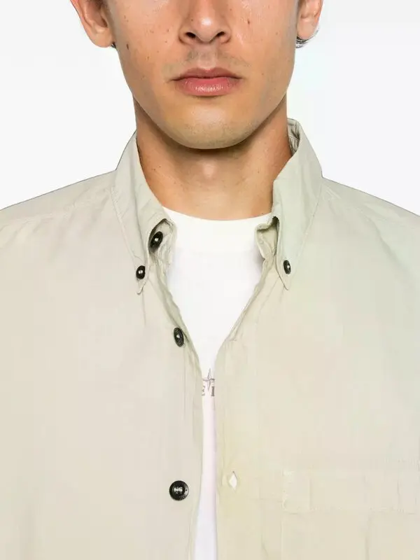Stone Island Button-down Chest-pocket Shirt