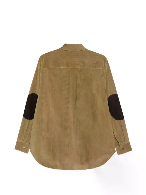 SEMICOUTURE Pollyana Corduroy Shirt - Green