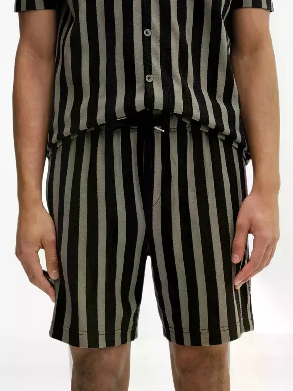 Marc O'polo Vertical-stripe Waffle-knit Shorts