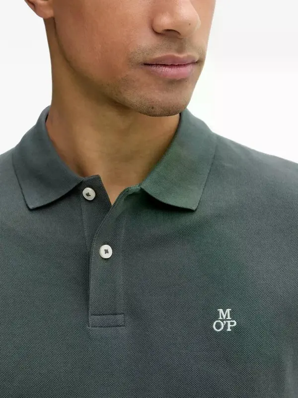 Marc O'polo Logo-embroidered Piqué Polo Shirt