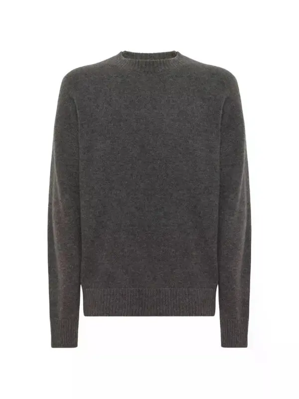 LANEUS Crew-neck Knitted Sweater