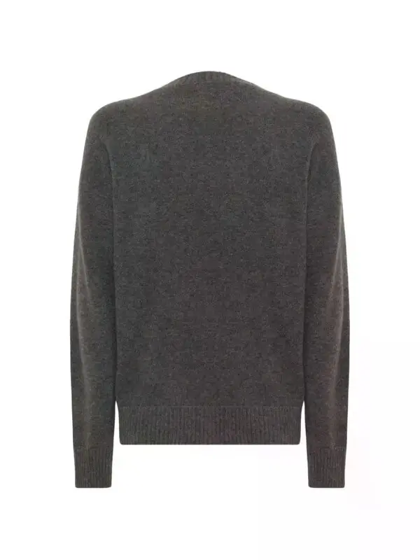 LANEUS Crew-neck Knitted Sweater
