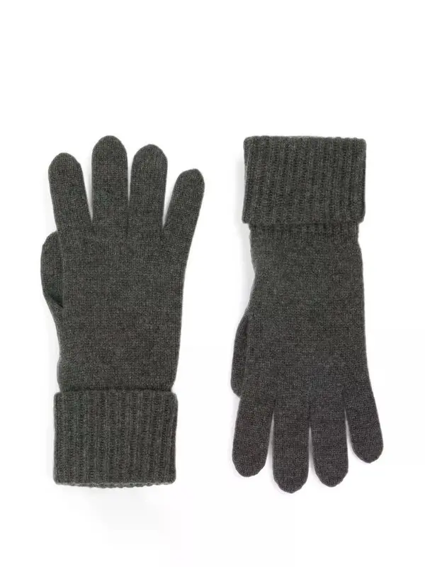 N.peal Ribbed-knit Gloves